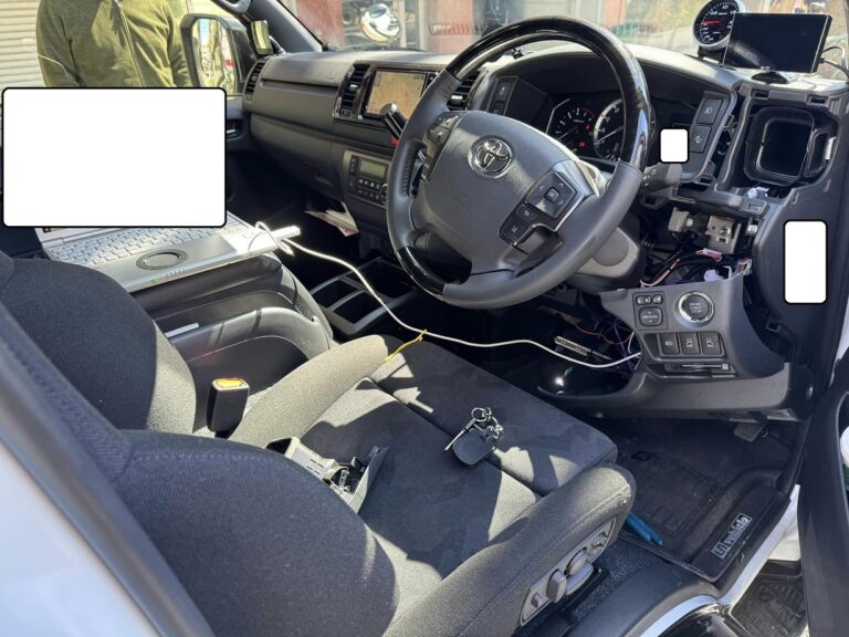 今日は横浜市から、TOYOTA ハイエース200 7型(GDH206) 2023y ECM施工でした！！ | ECM(ECU)コンピュータチューニング専門ショップ「ECM Room」